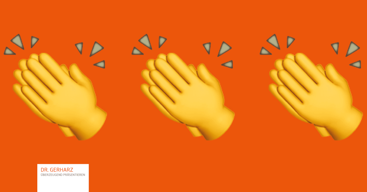 Applaus, Applaus 👏👏👏! - The Art of Communicating